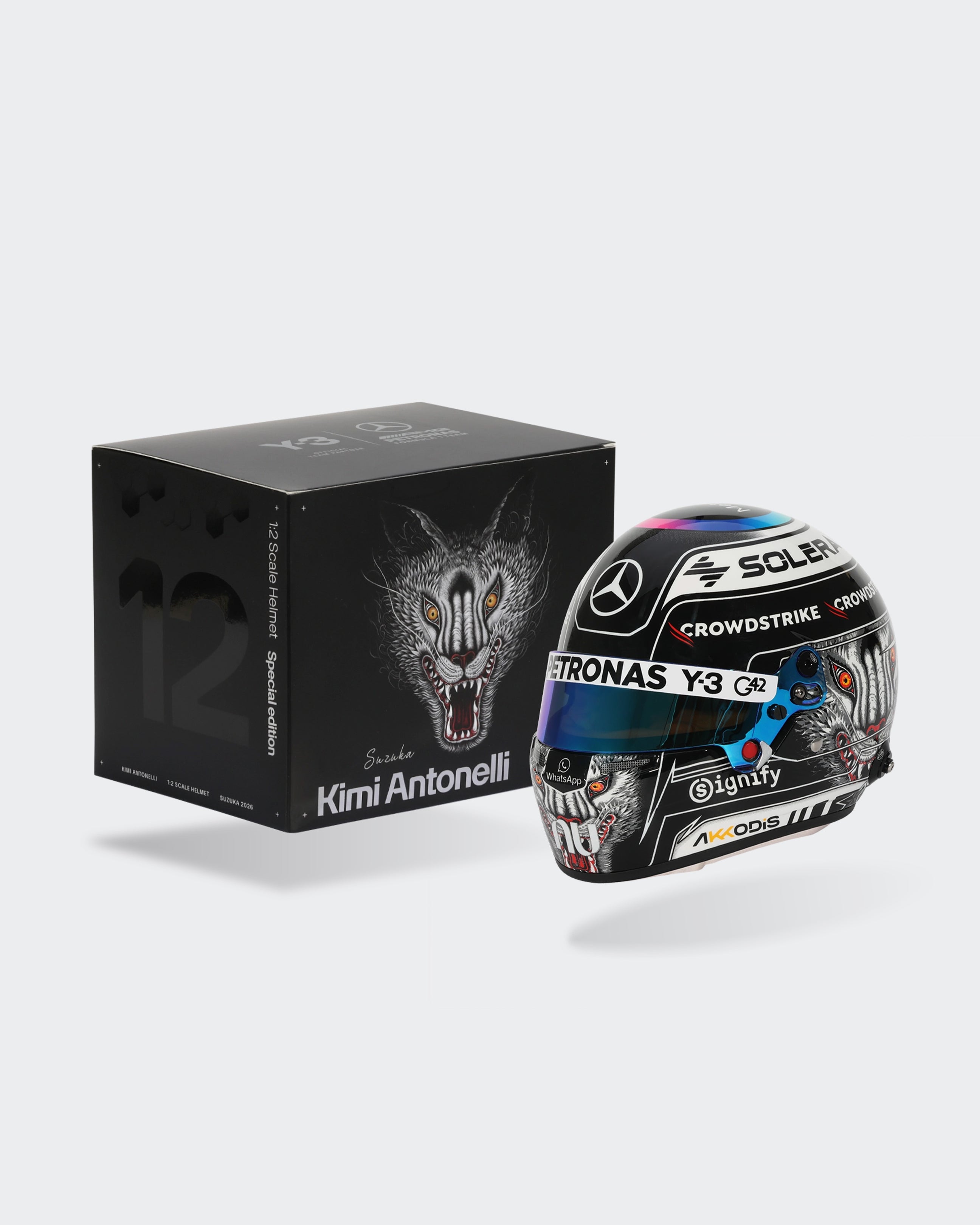 Kimi Antonelli 2026 Japan Helmet Replica 1:2 | Mercedes-AMG PETRONAS F1 ...