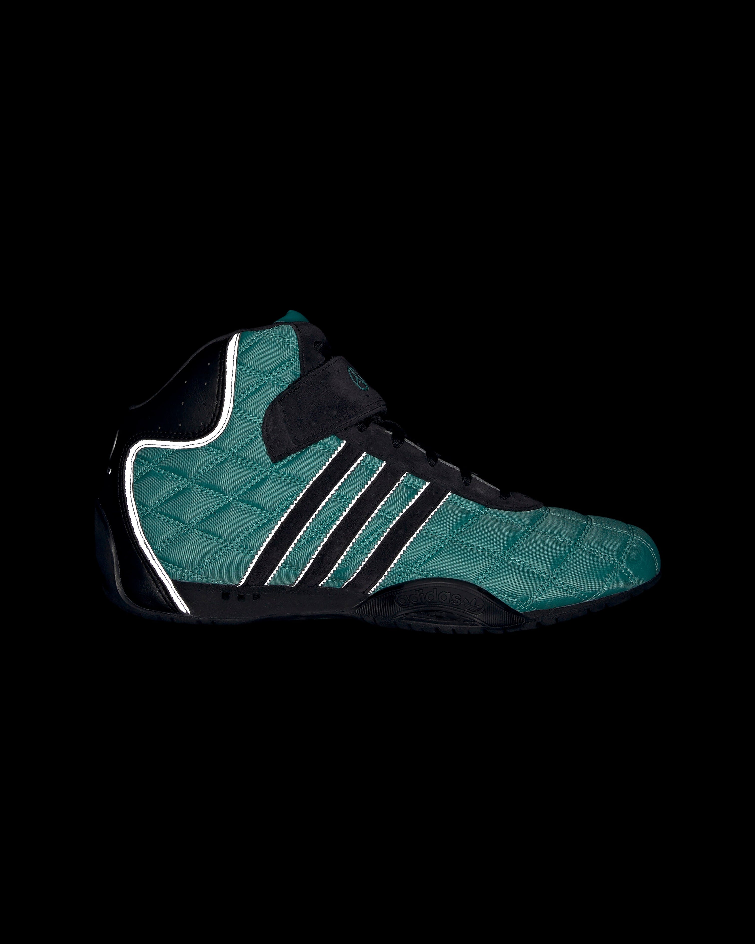 Adi Racer Hi Shoes Teal | Official Mercedes-AMG PETRONAS F1 Team Store