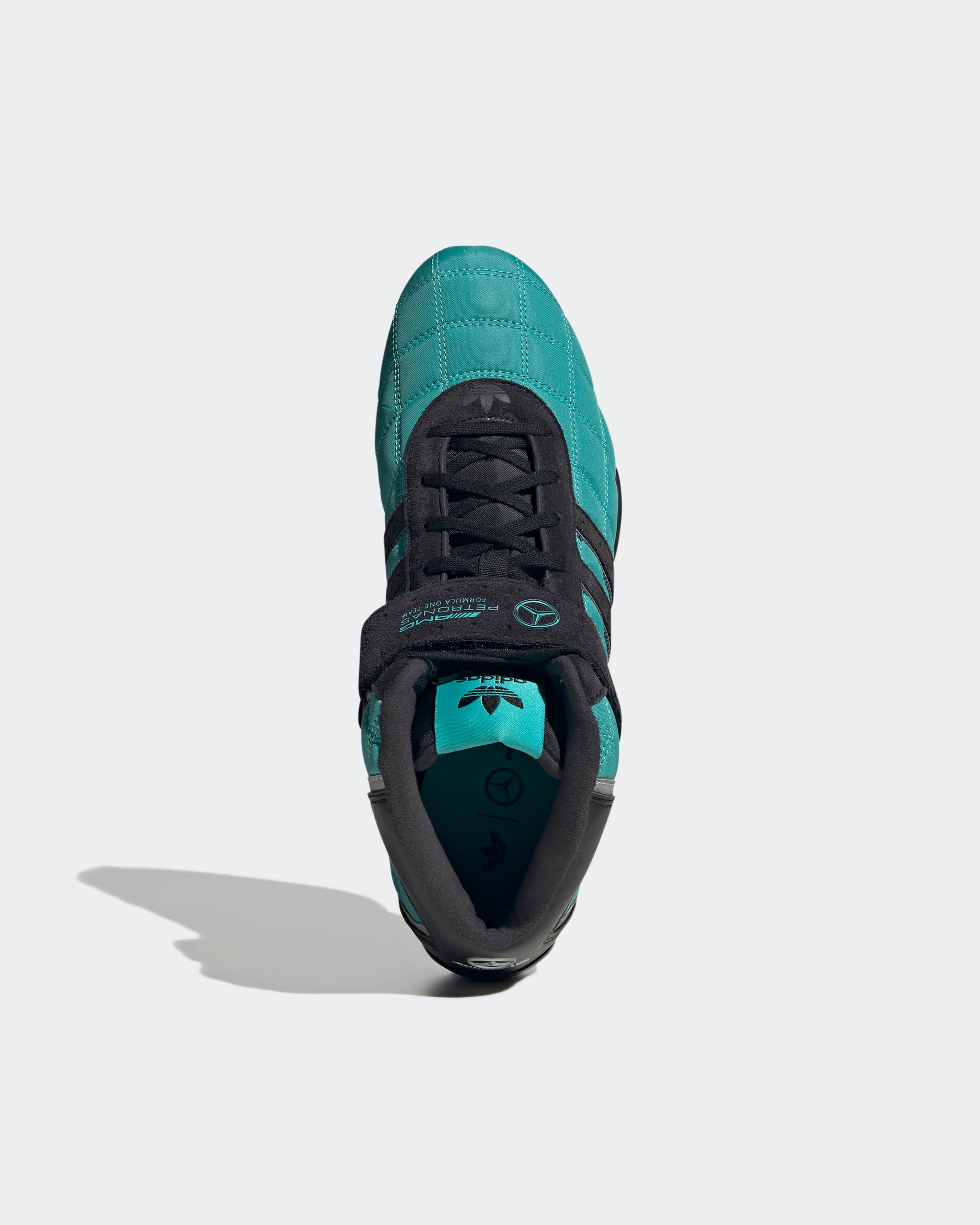 Adi Racer Hi Shoes Teal | Official Mercedes-AMG PETRONAS F1 Team Store