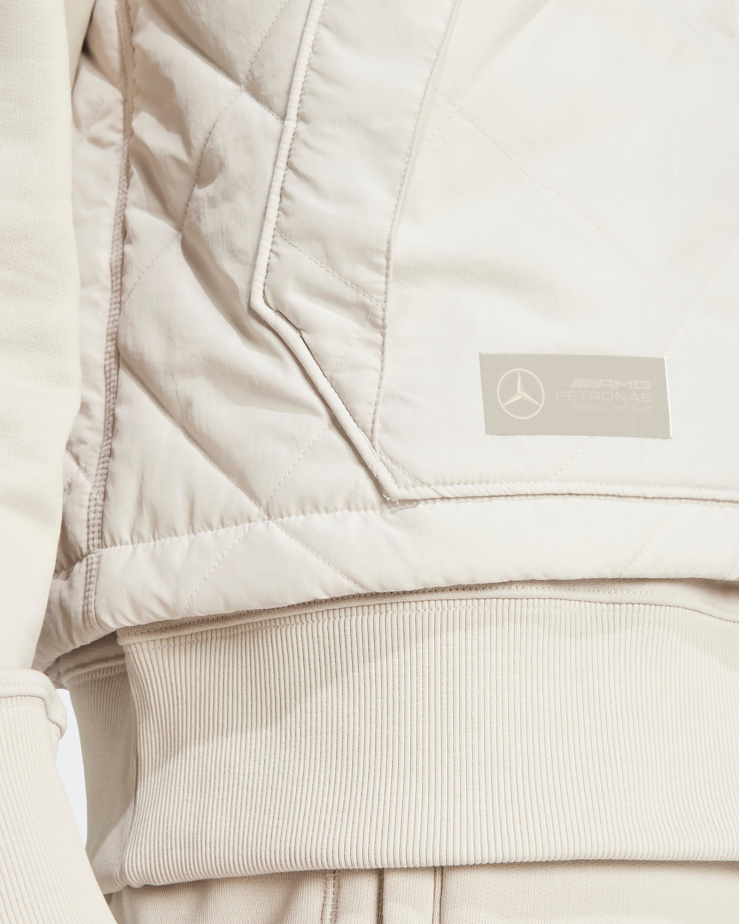 Mens Premium Sweat Vest Beige | Official Mercedes-AMG PETRONAS F1 Team ...