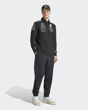 Official Mercedes-AMG PETRONAS F1 Team Men's 2026 Long-Sleeve Polo ...