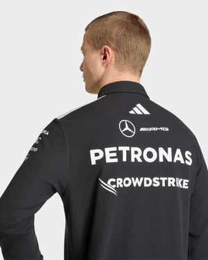 Official Mercedes-AMG PETRONAS F1 Team Men's 2026 Long-Sleeve Polo ...